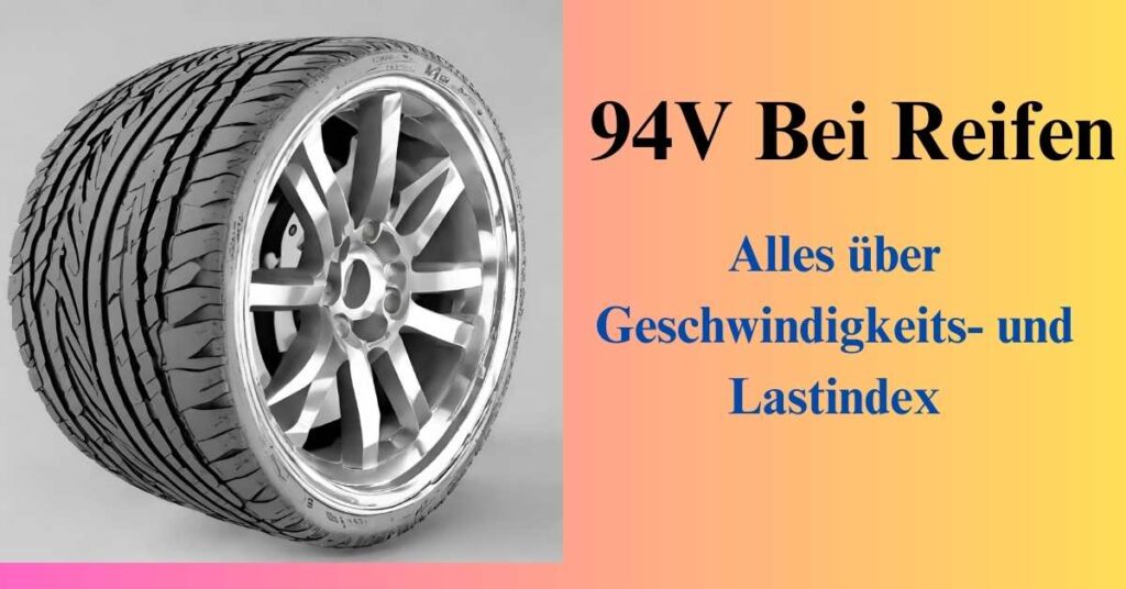 94V Bei Reifen : Alles über Geschwindigkeits- und Lastindex